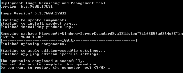 Activating Windows Server 2012R2 Evaluation | Chris Tierney